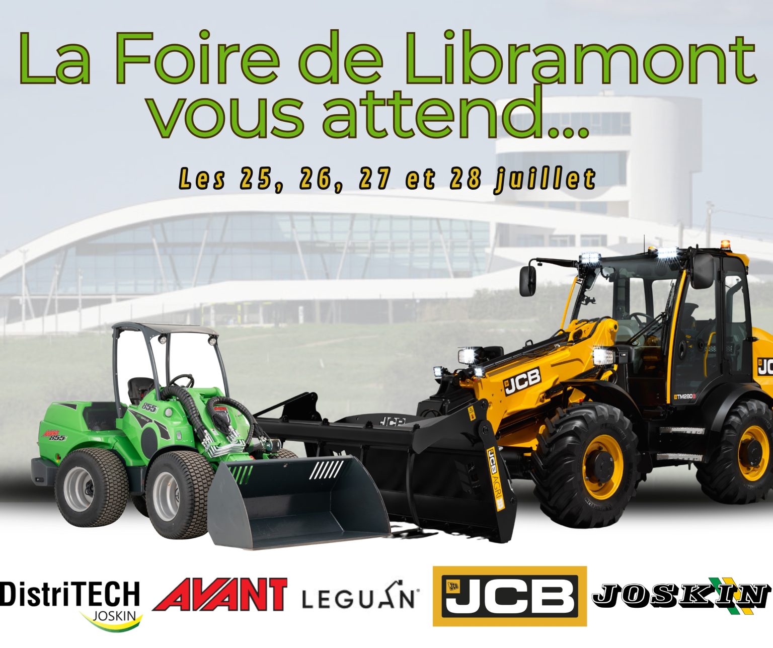 Foire de Libramont 2025 | Monfort avec JCB, AVANT et Joskin